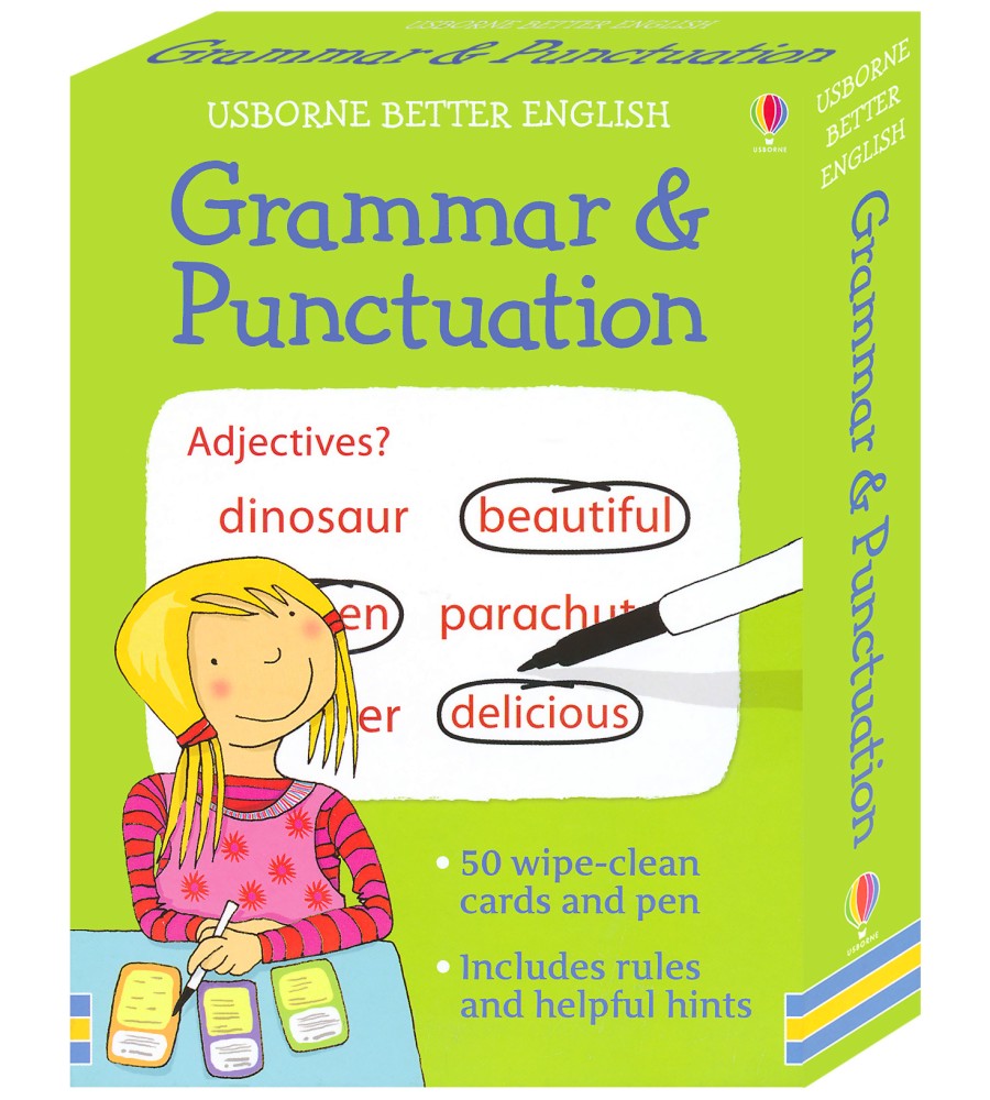 Grammar & Punctuation - 50 Flashcards - Sam Taplin - store.bg