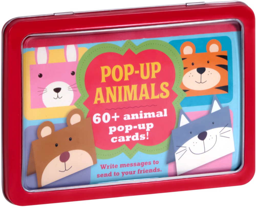 Книжка с картички: Pop-up Animals - детска книга - store.bg