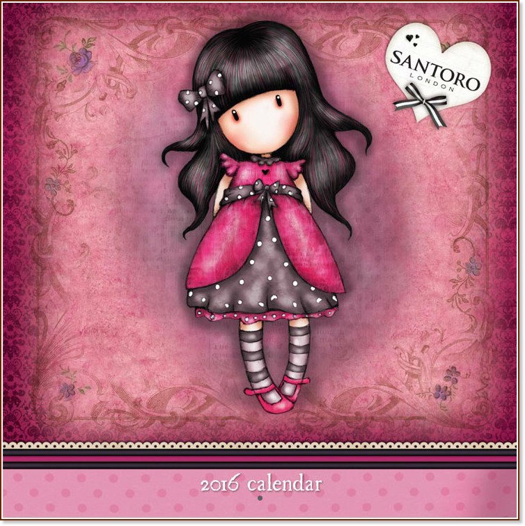 Работен календар - Gorjuss 2016 - store.bg