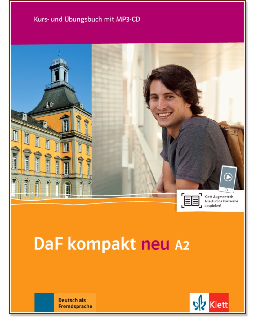 DaF kompakt neu A2 Kursbuch und Ubungsbuch mit MP3-CD - store.bg