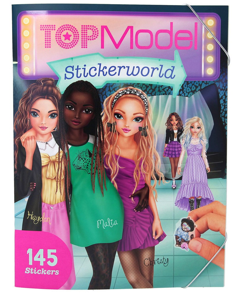Топ модел: Stickerworld - детска книга - store.bg