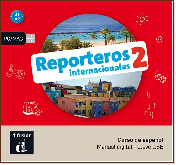 Reporteros internacionales 2 (A1 - A2) Llave USB con libro digital ...