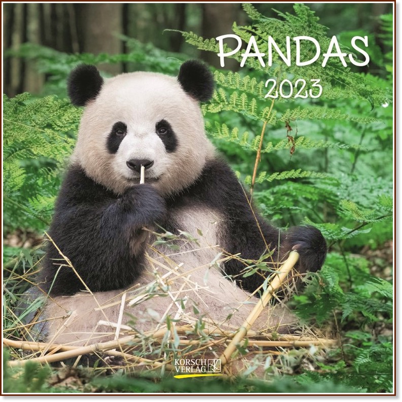 Стенен календар - Pandas 2023 - store.bg