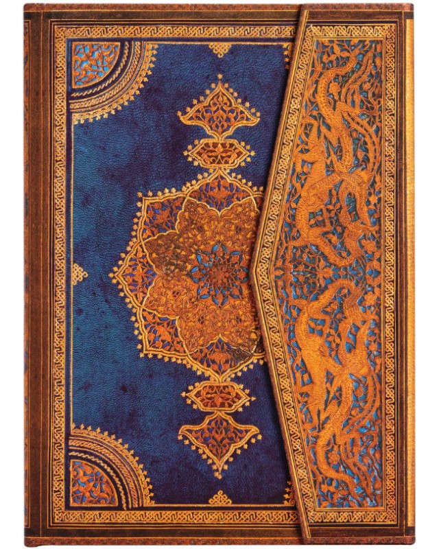 Тефтер с твърда корица Safavid Binding Art Indigo Paperblanks - store.bg