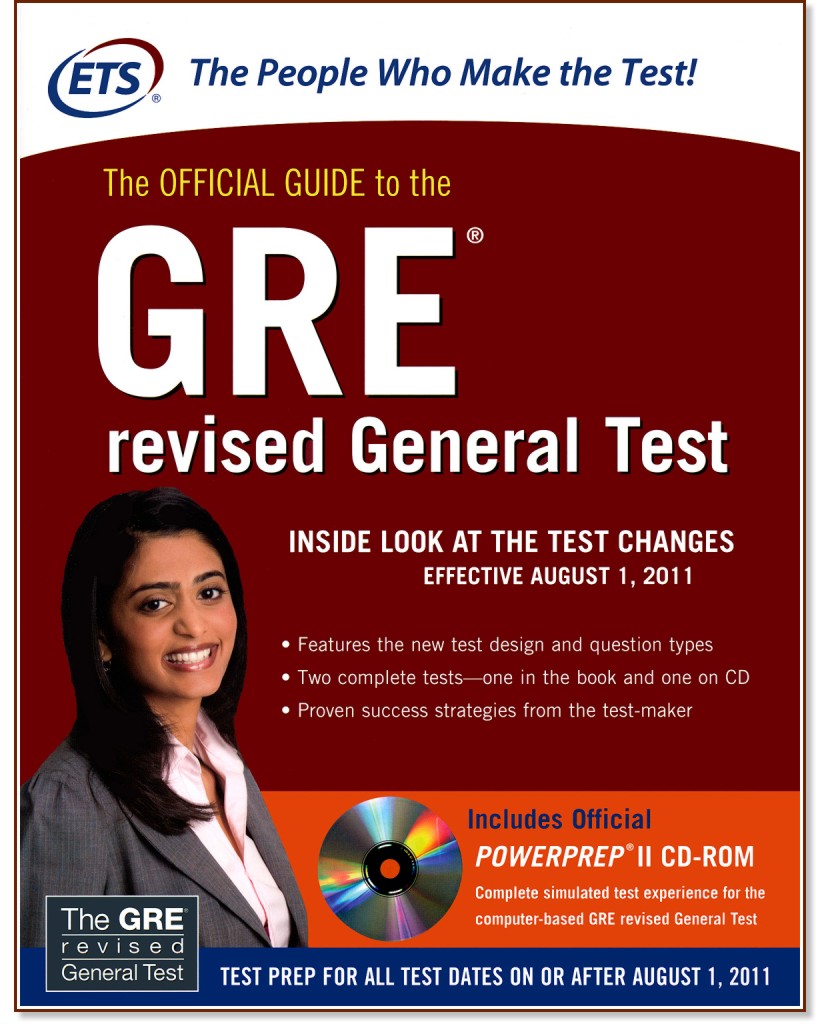 The Official Guide to the GRE revised General Test + CD - помагало ...
