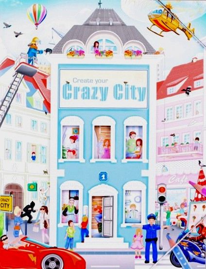 Топ модел: Създай своя луд град - детска книга - store.bg