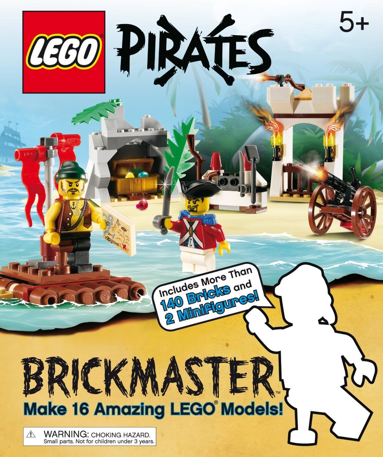 Lego Pirates: Brickmaster : Книжка + 140 тухлички и 2 минифигури ...