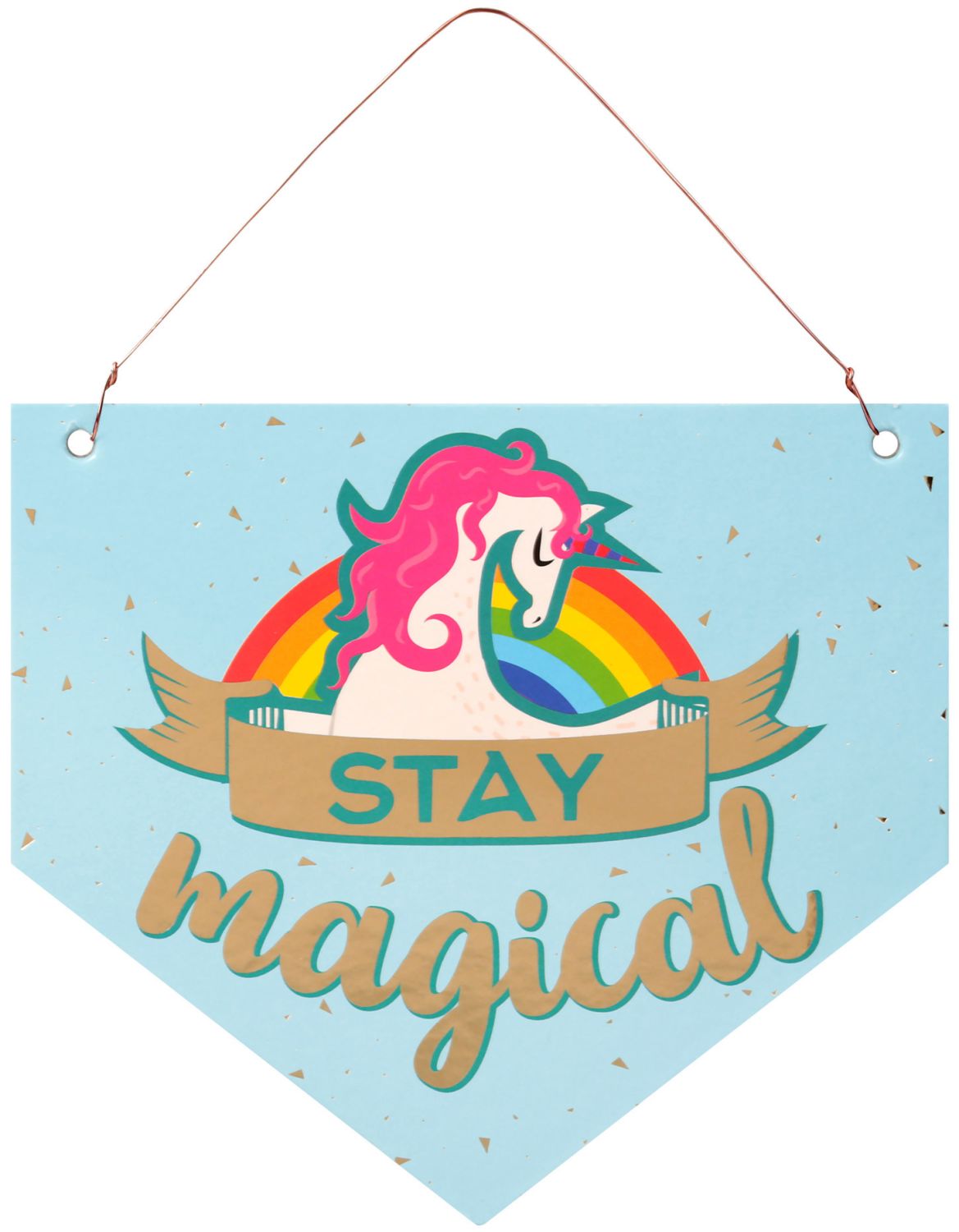 Флагче - поздравителна картичка : Stay magical - store.bg