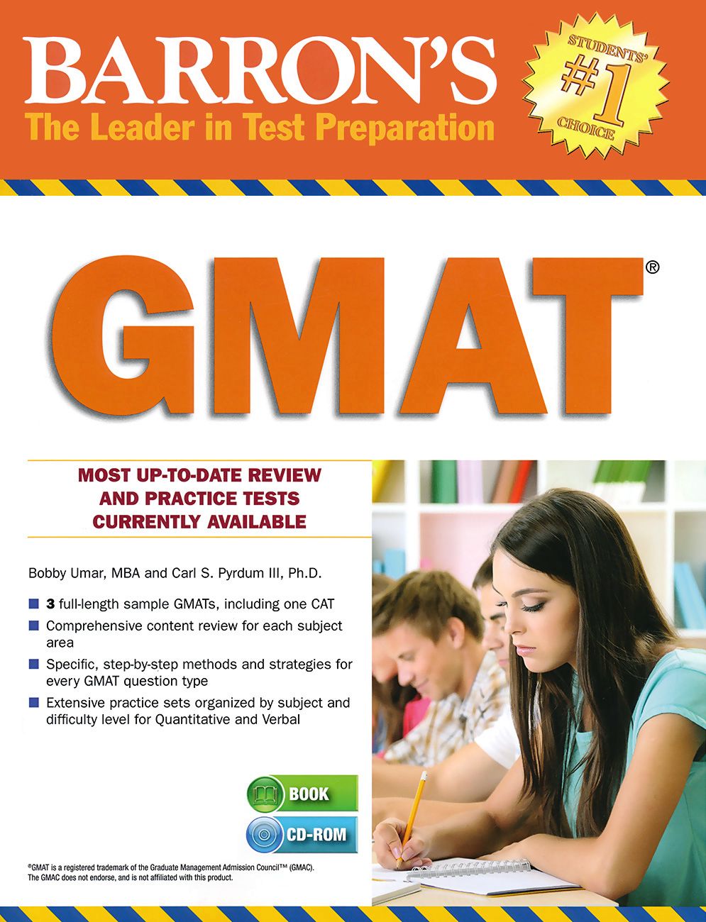 GMAT - Book + CD - Bobby Umar, Carl S. Pyrdum - учебник - store.bg