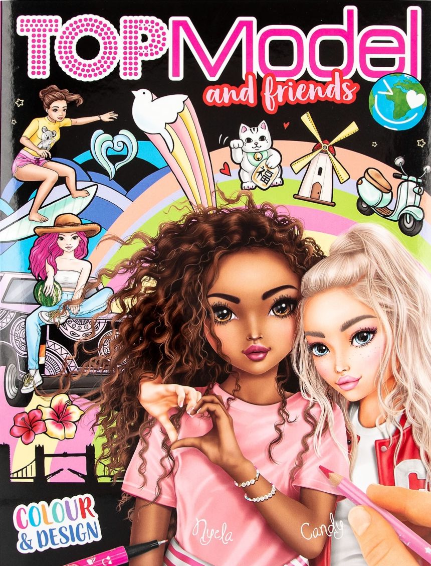 Топ модел: Книжка за оцветяване и дизайн - детска книга - store.bg