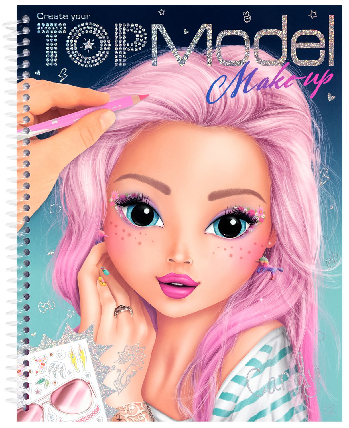 Топ модел: Стани гримьор + стикери - детска книга - store.bg