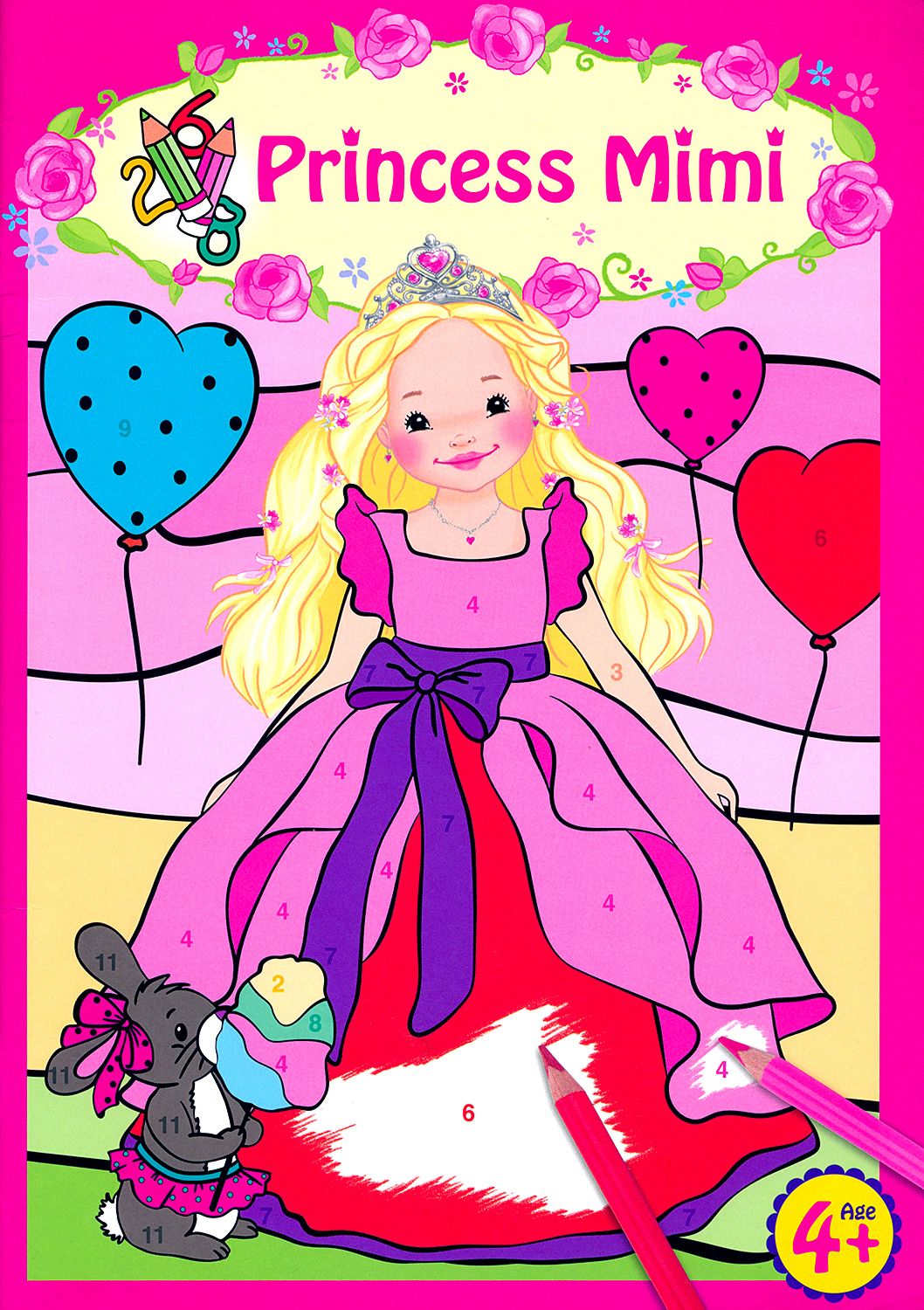 Princess Mimi - книжка за оцветяване + стикери - детска книга - store.bg