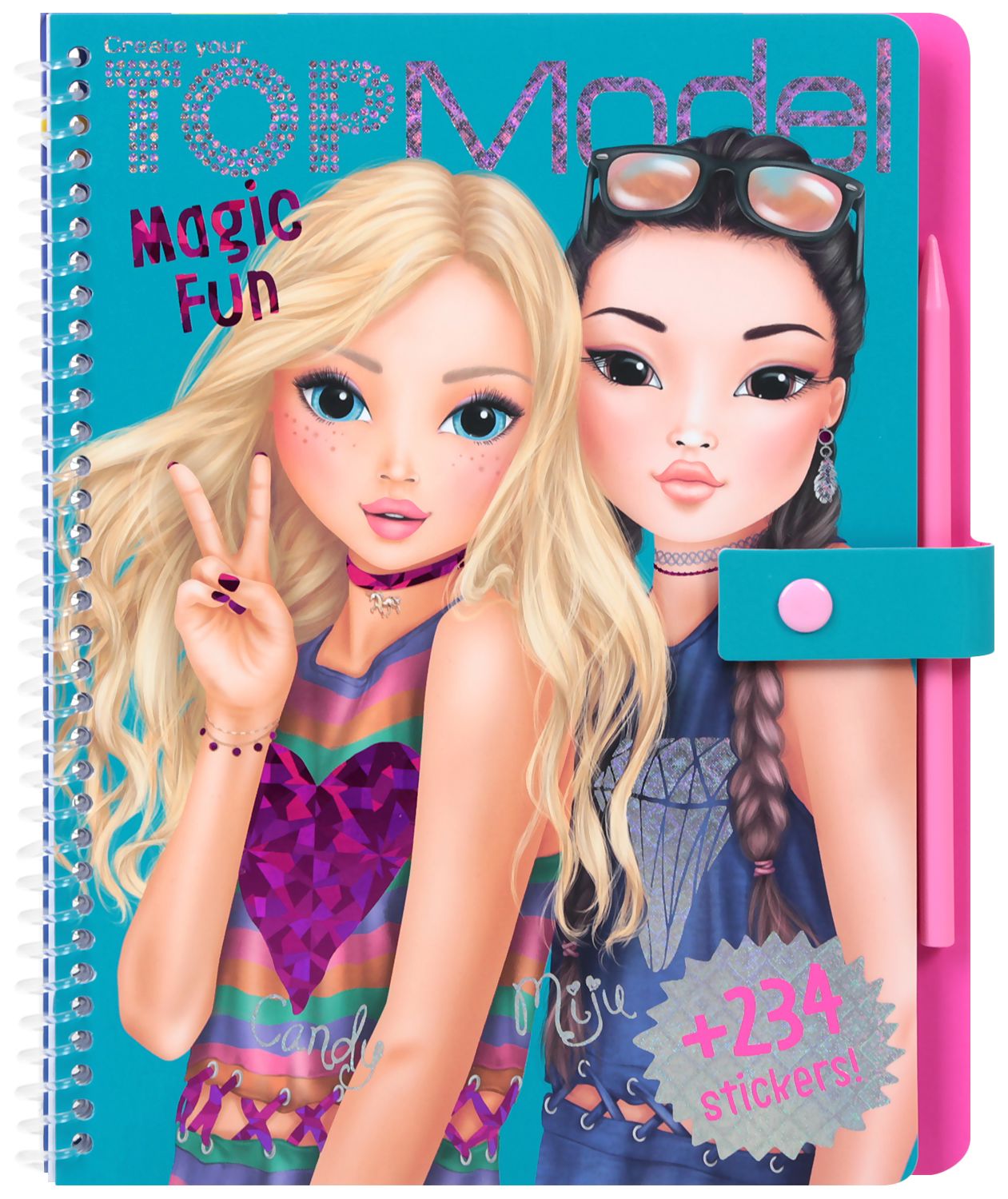 Топ модел: Магическо забавление + стикери - детска книга - store.bg
