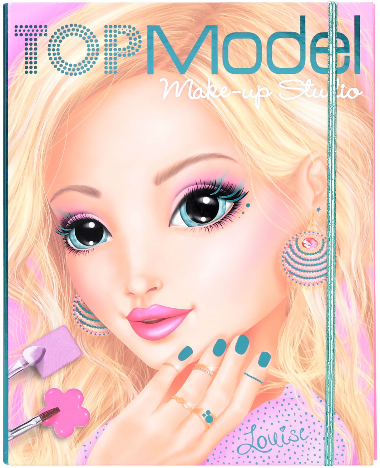 Топ модел: Книжка за оцветяване с гримове - детска книга - store.bg