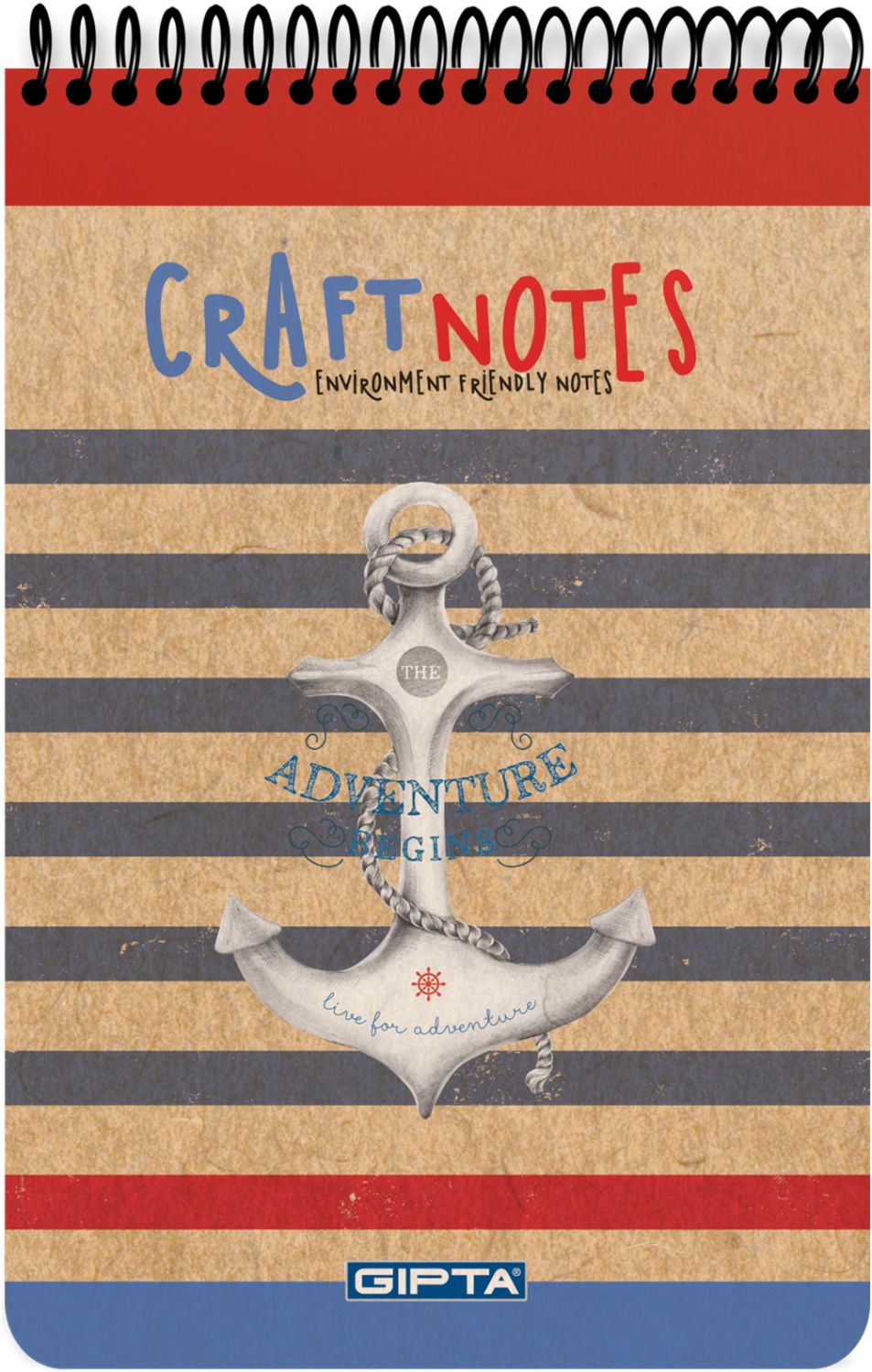 Тефтерче със спирала Gipta Craft Notes - store.bg