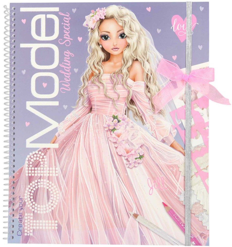 Топ модел: Wedding Special - книжка за оцветяване - детска книга - store.bg