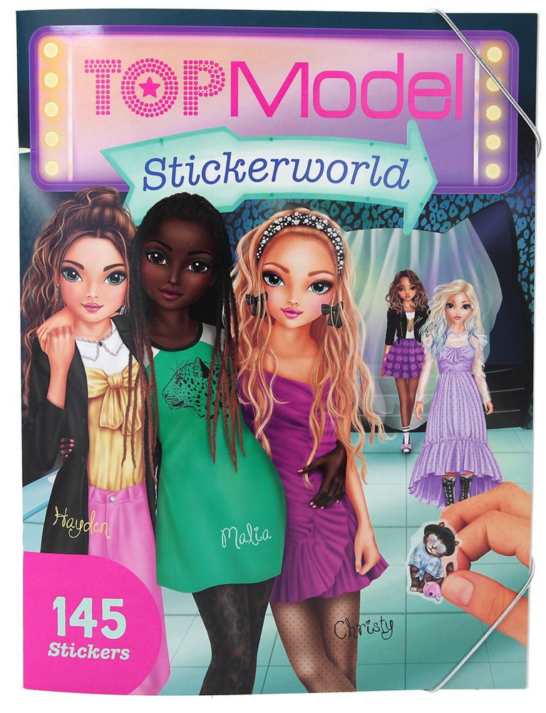 Топ модел: Stickerworld - детска книга - store.bg