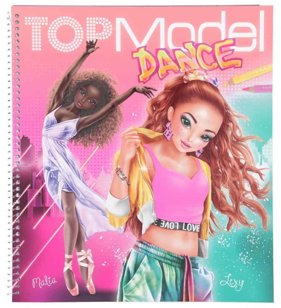 Топ модел: Dance - книжка за оцветяване - детска книга - store.bg