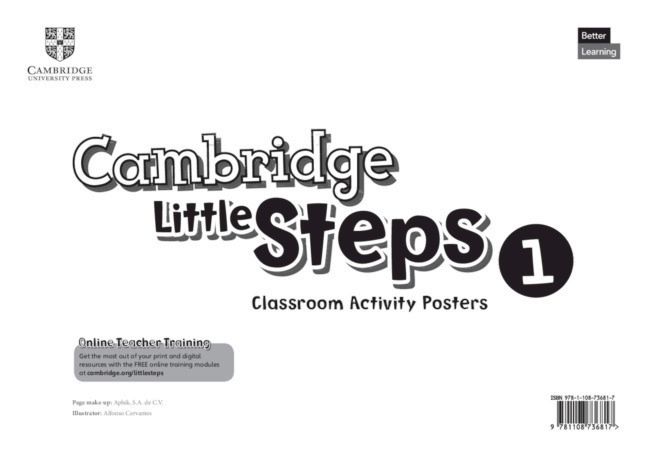 Cambridge Little Steps Level 1 Classroom Activity Posters - store.bg