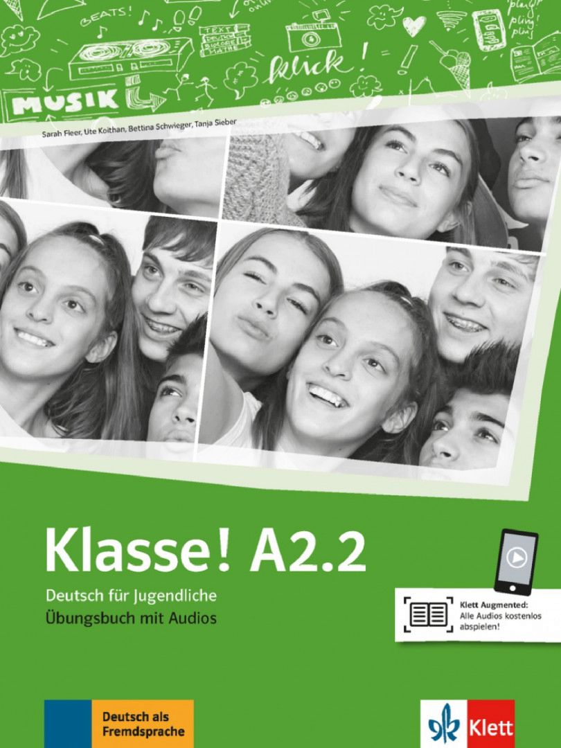 Klasse! A2.2 Deutsch für Jugendliche Übungsbuch mit Audios - store.bg