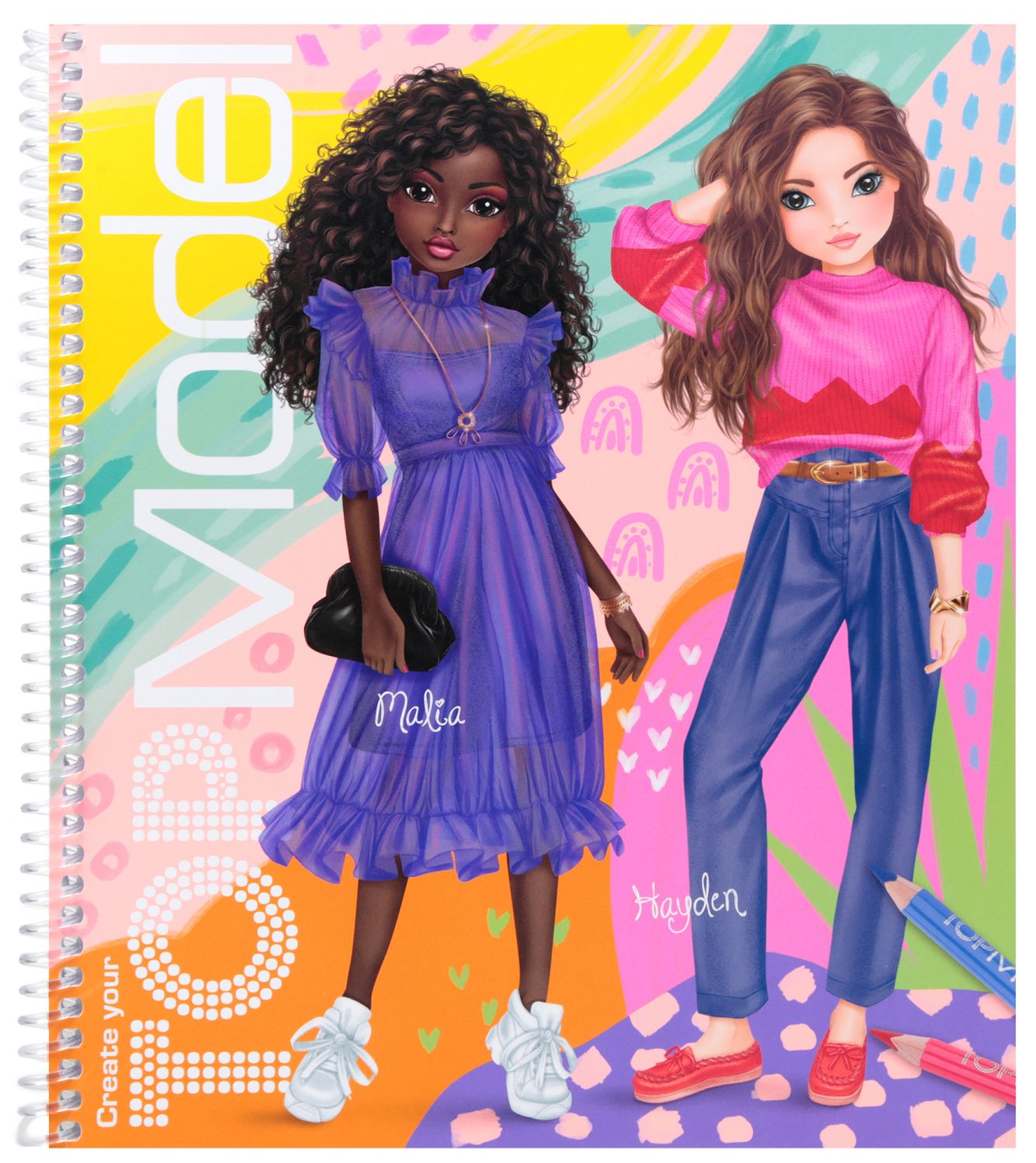 Топ модел: Създай своя Топ модел - книжка за оцветяване - детска книга ...