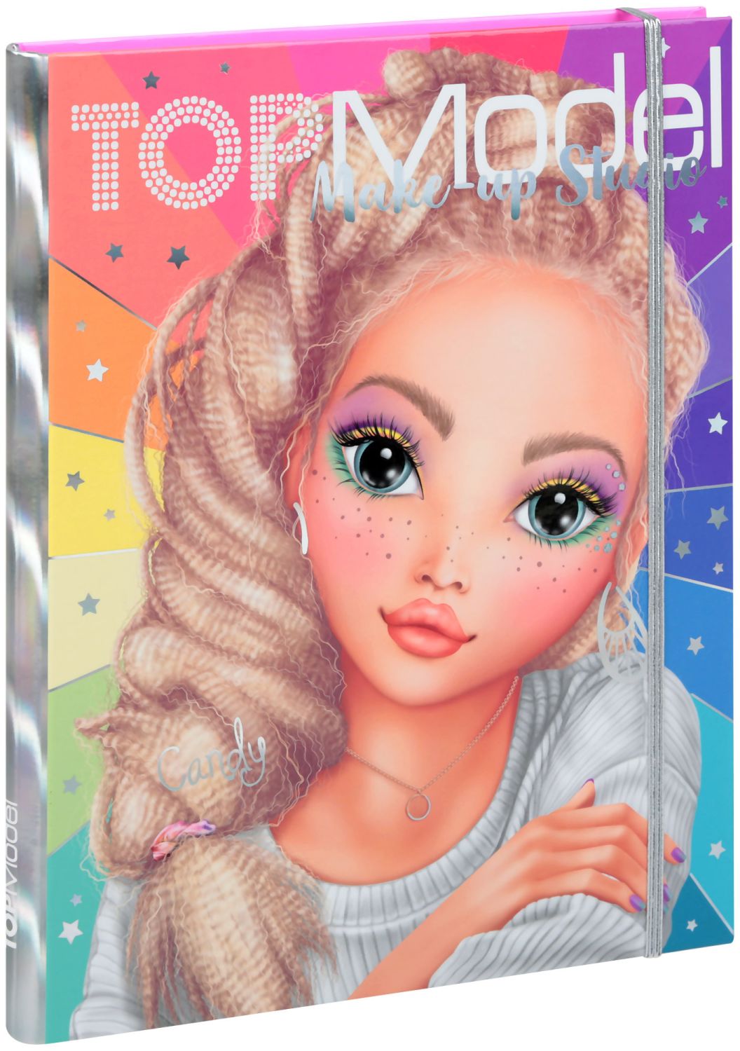 Топ модел: Книжка за оцветяване с гримове - детска книга - store.bg