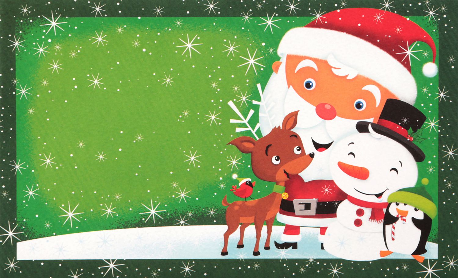 Плик за паричен подарък или ваучер - Дядо Коледа - store.bg