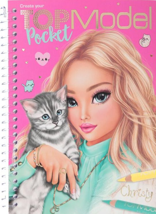 Топ модел: Джобна книжка за оцветяване - детска книга - store.bg