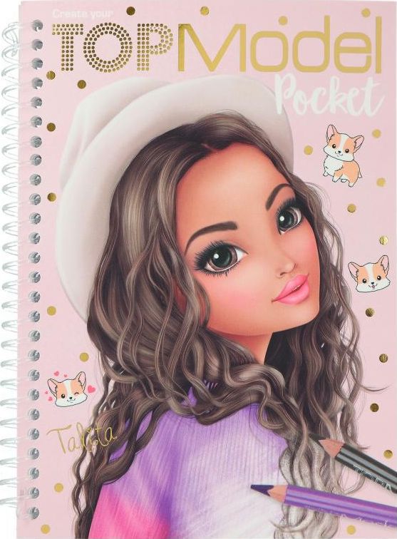 Топ модел: Джобна книжка за оцветяване - детска книга - store.bg