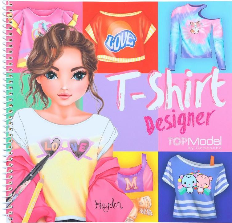 Топ модел: T-Shirt Designer - книжка за оцветяване - детска книга ...