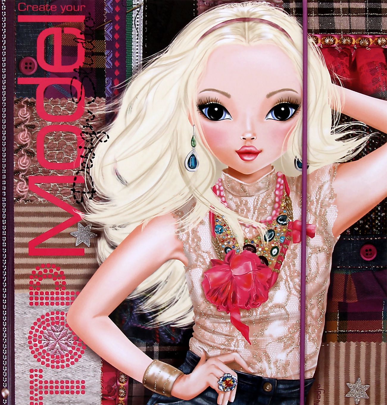 Топ модел: Създай свой моден дизайн - Книжка за оцветяване - детска ...