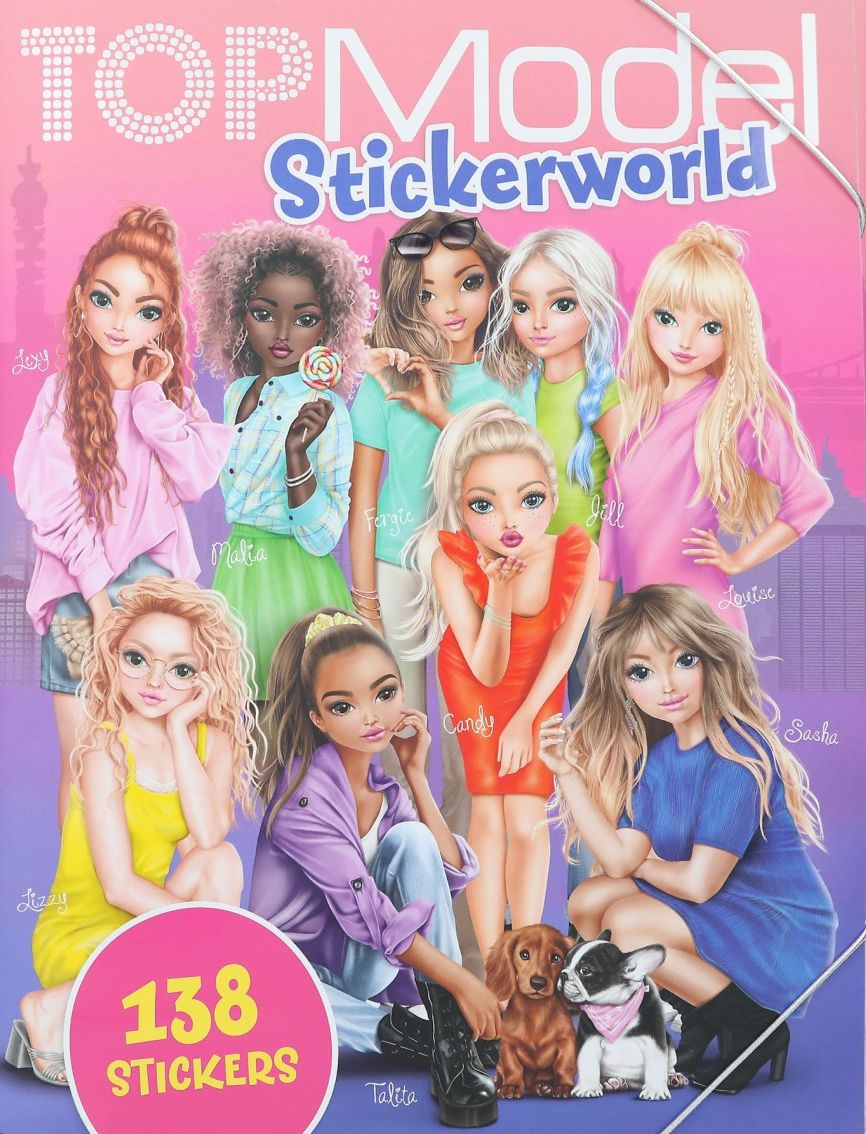 Топ модел: Stickerworld - детска книга - store.bg