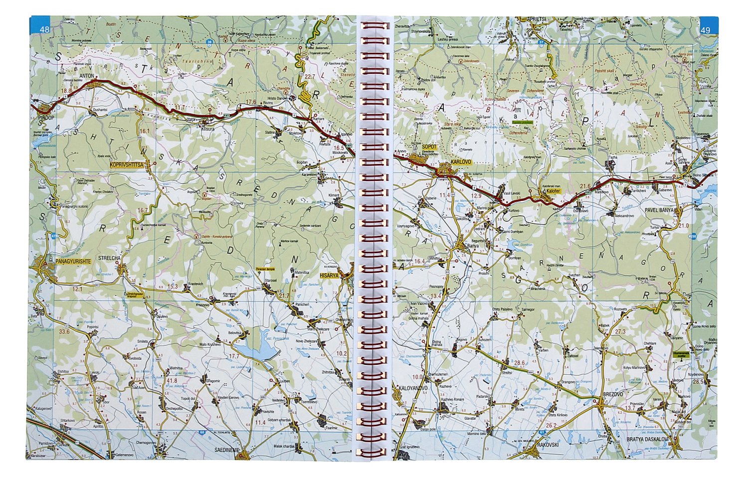 store.bg - Road Atlas - Bulgaria - Scale 1:250 000 - атлас