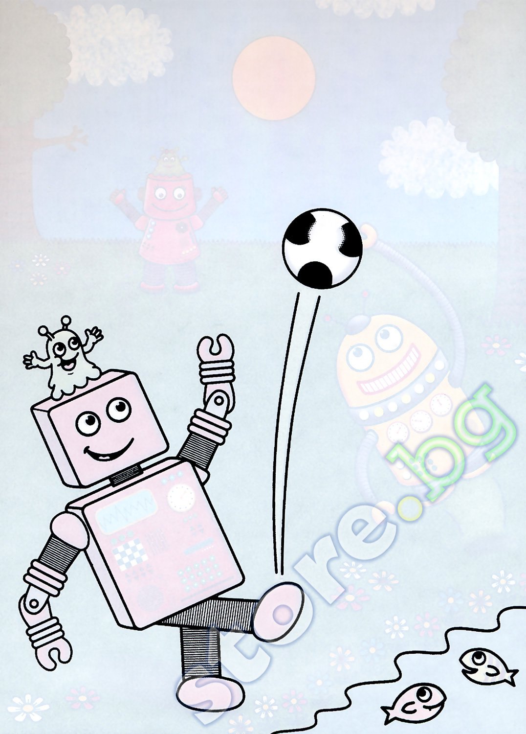 store.bg - Galt: Роботи - магическа книжка за оцветяване : Robo Crew ...