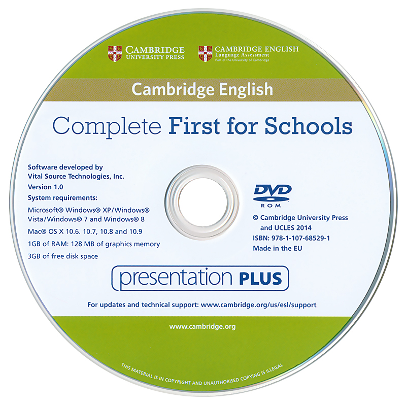 Complete First for Schools Level B2 Presentation Plus DVD - store.bg