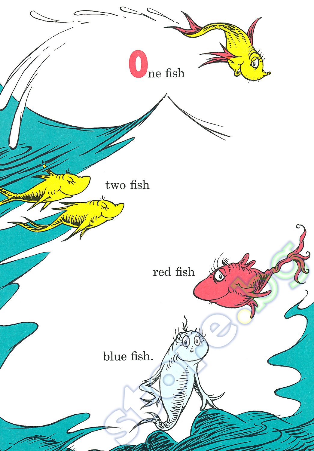 store.bg - One Fish, Two Fish, Red Fish, Blue Fish Book & CD - Dr ...